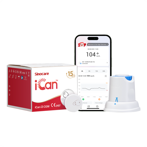 iCan CGM System | Sinocare Continuous Glucose Monitoring