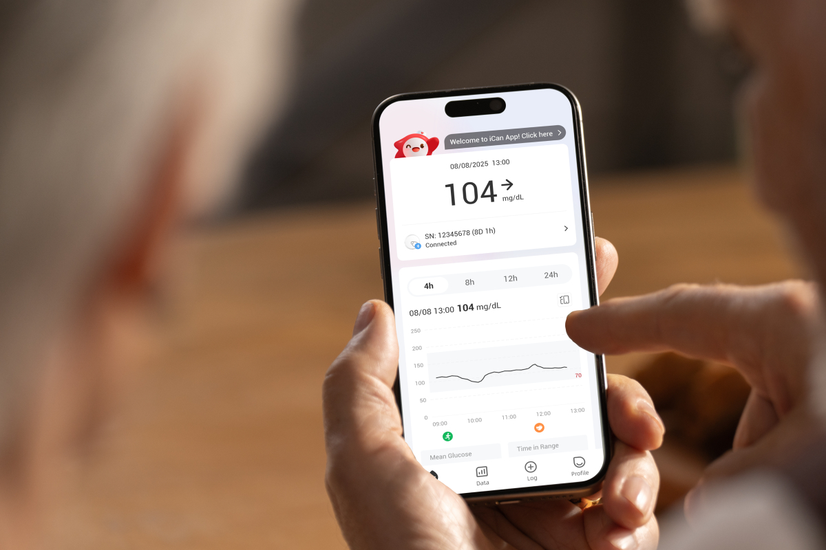 iCan CGM System | Sinocare Continuous Glucose Monitoring